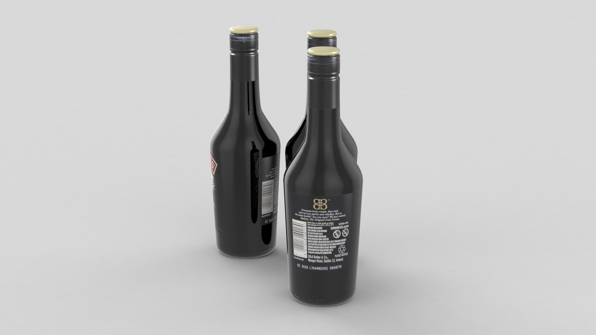 Baileys Irish Cream Model - TurboSquid 1186004