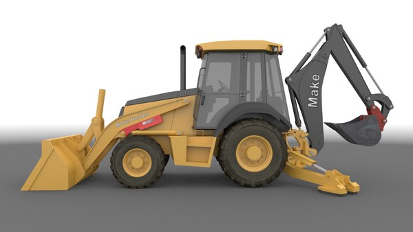 Backhoe loader 3D model - TurboSquid 1706362