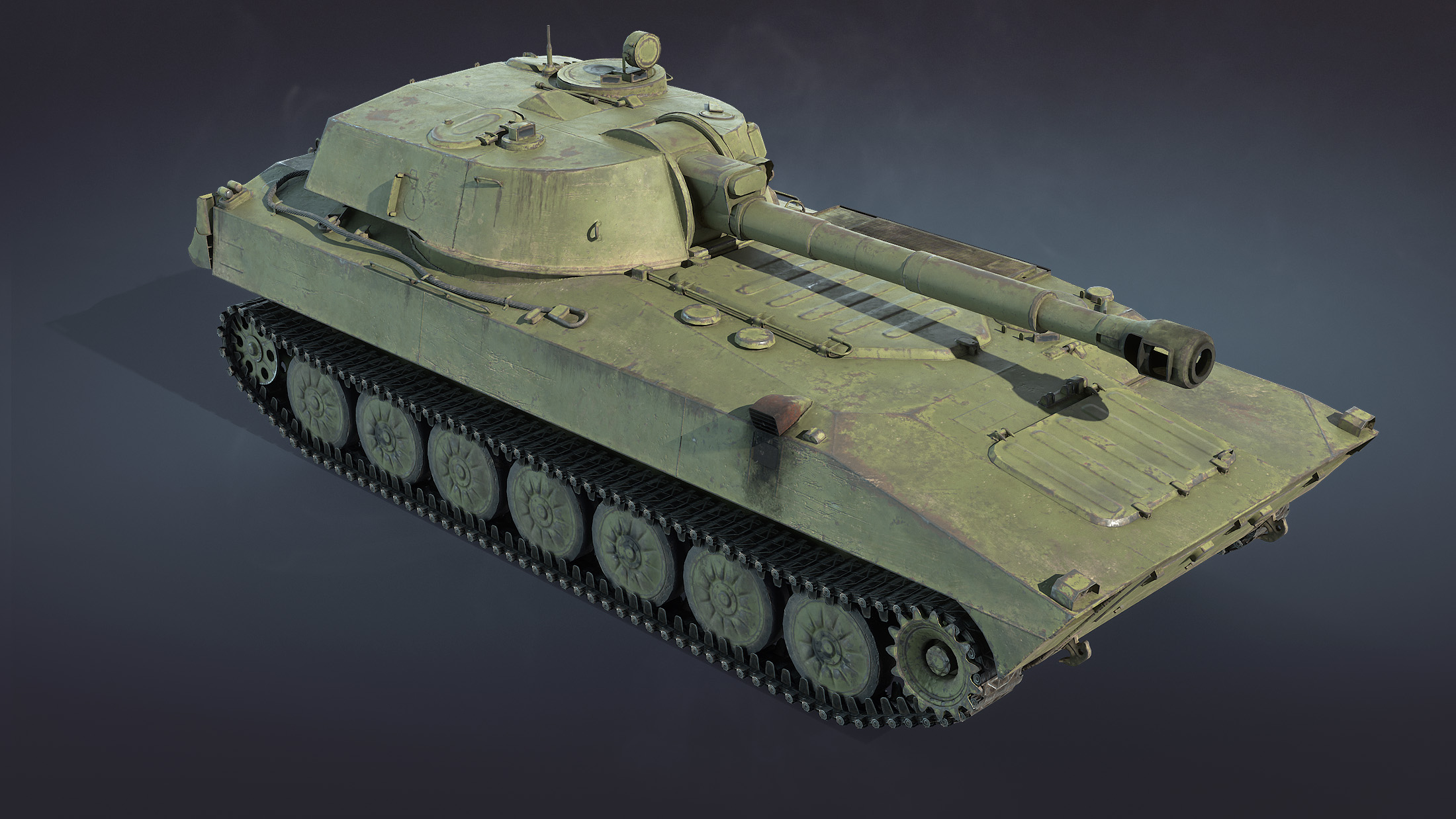 2S1 Goździk LOD1 Model 3D - TurboSquid 1824079