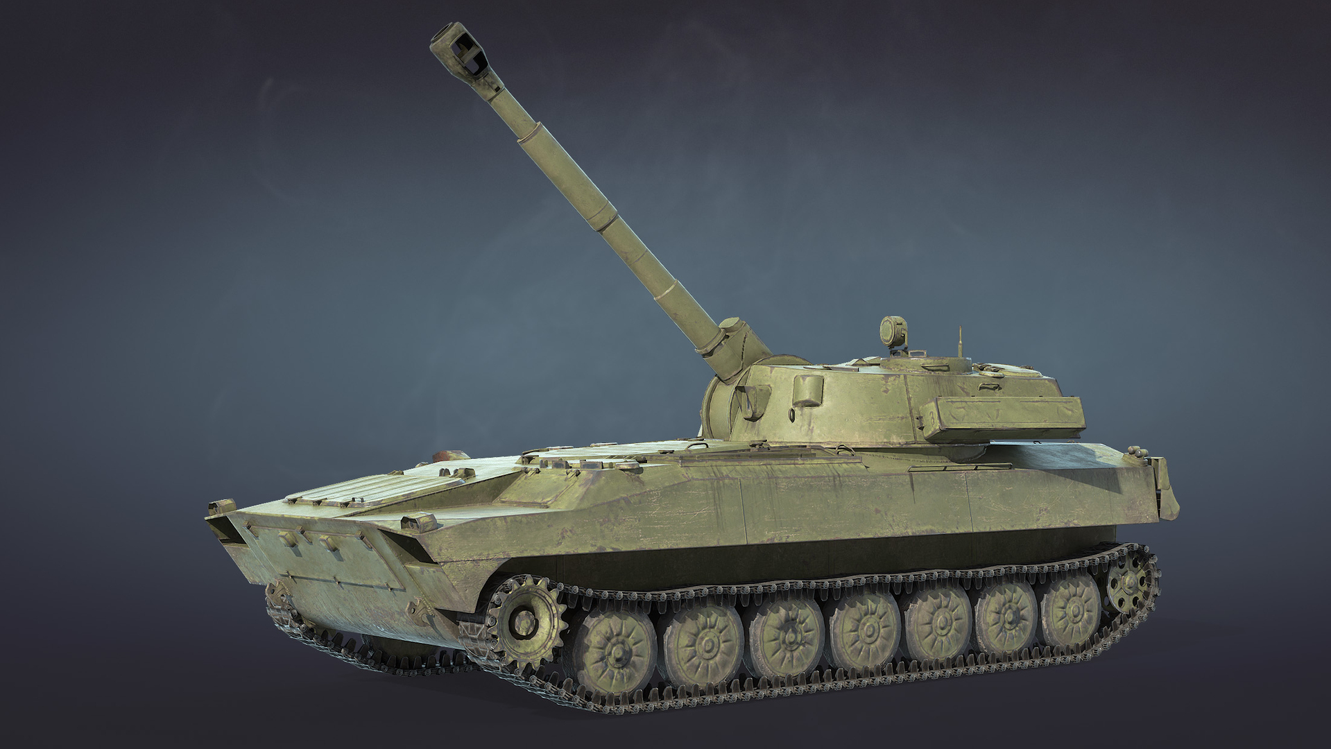 2S1 그보즈디카 LOD1 3D 모델 - TurboSquid 1824079