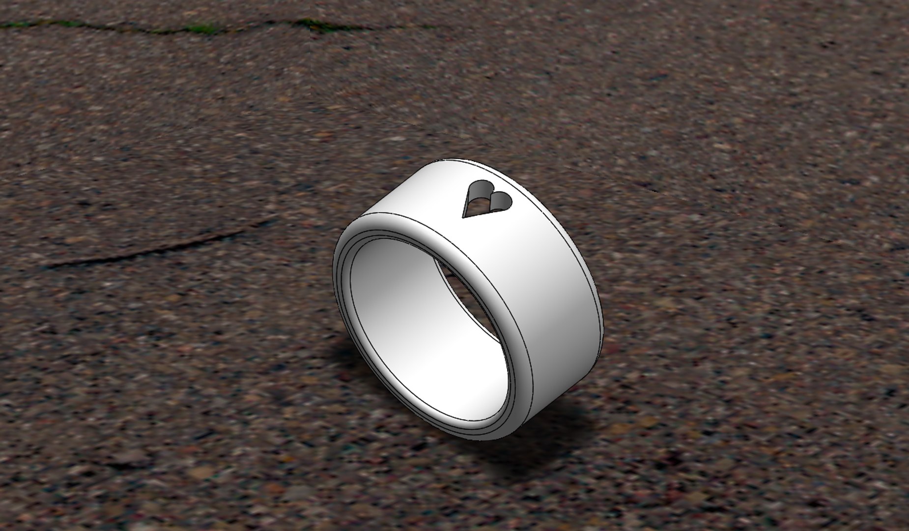 Ring heart 3D model - TurboSquid 1308771