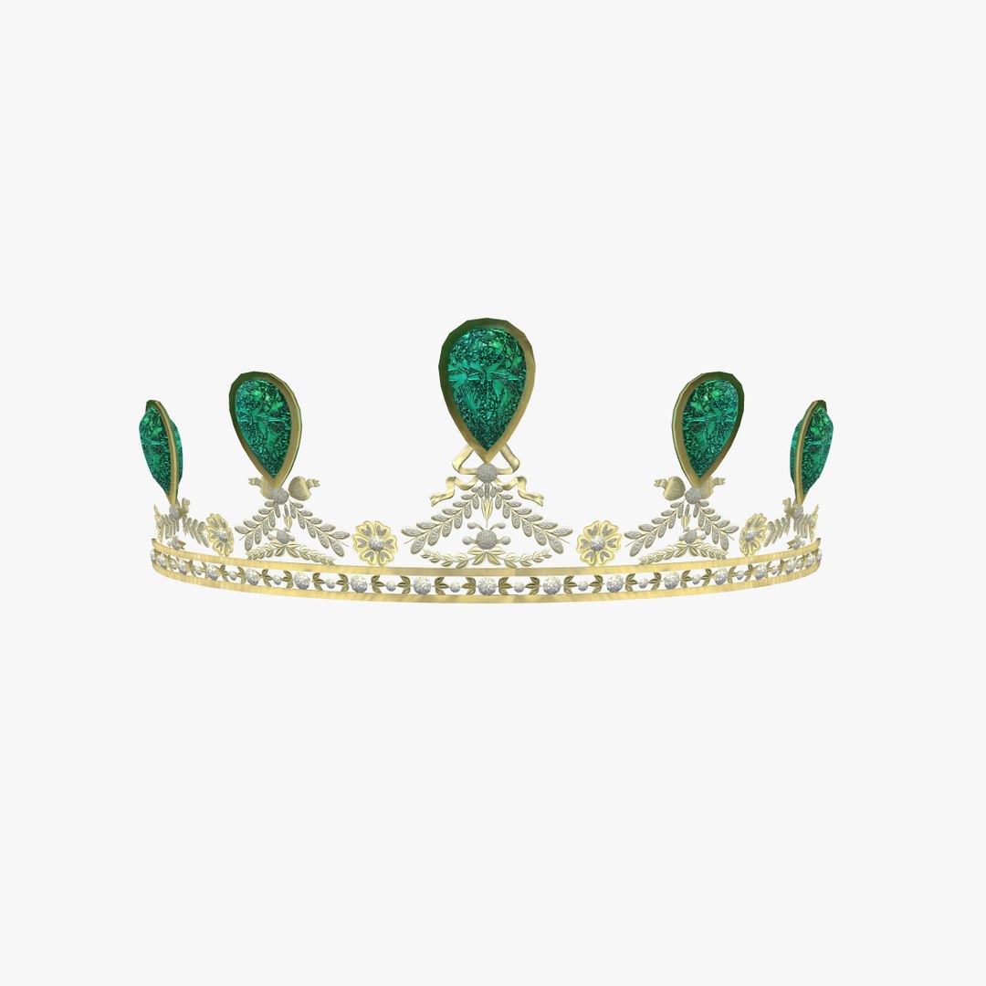 Princess Crown 3D model - TurboSquid 1858234