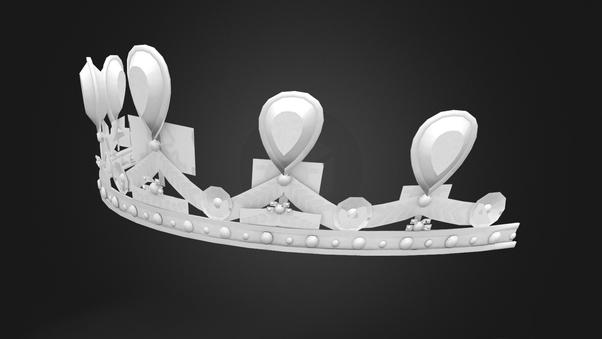 Princess Crown 3D model - TurboSquid 1858234
