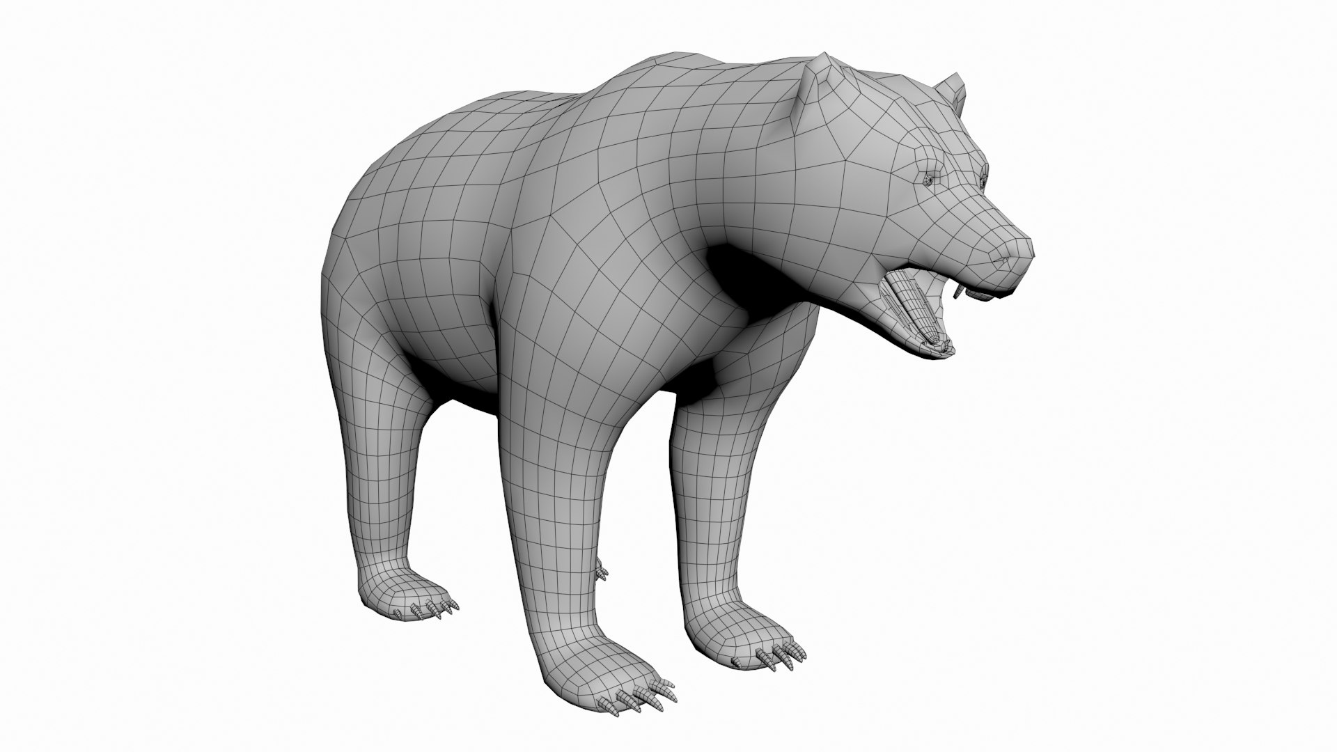 Bear Base Model 3D Model - TurboSquid 1782281