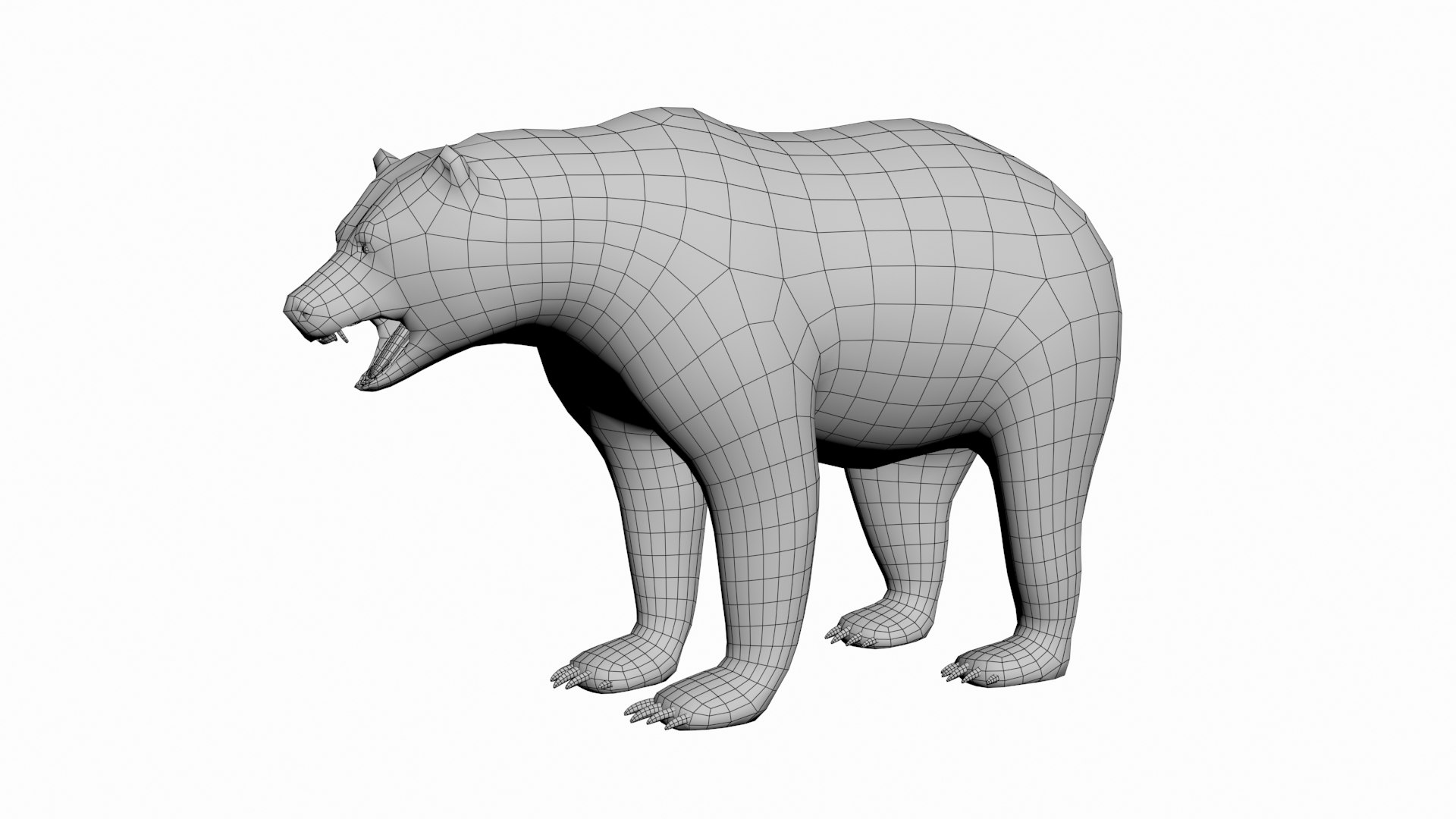 Bear Base Model 3D Model - TurboSquid 1782281