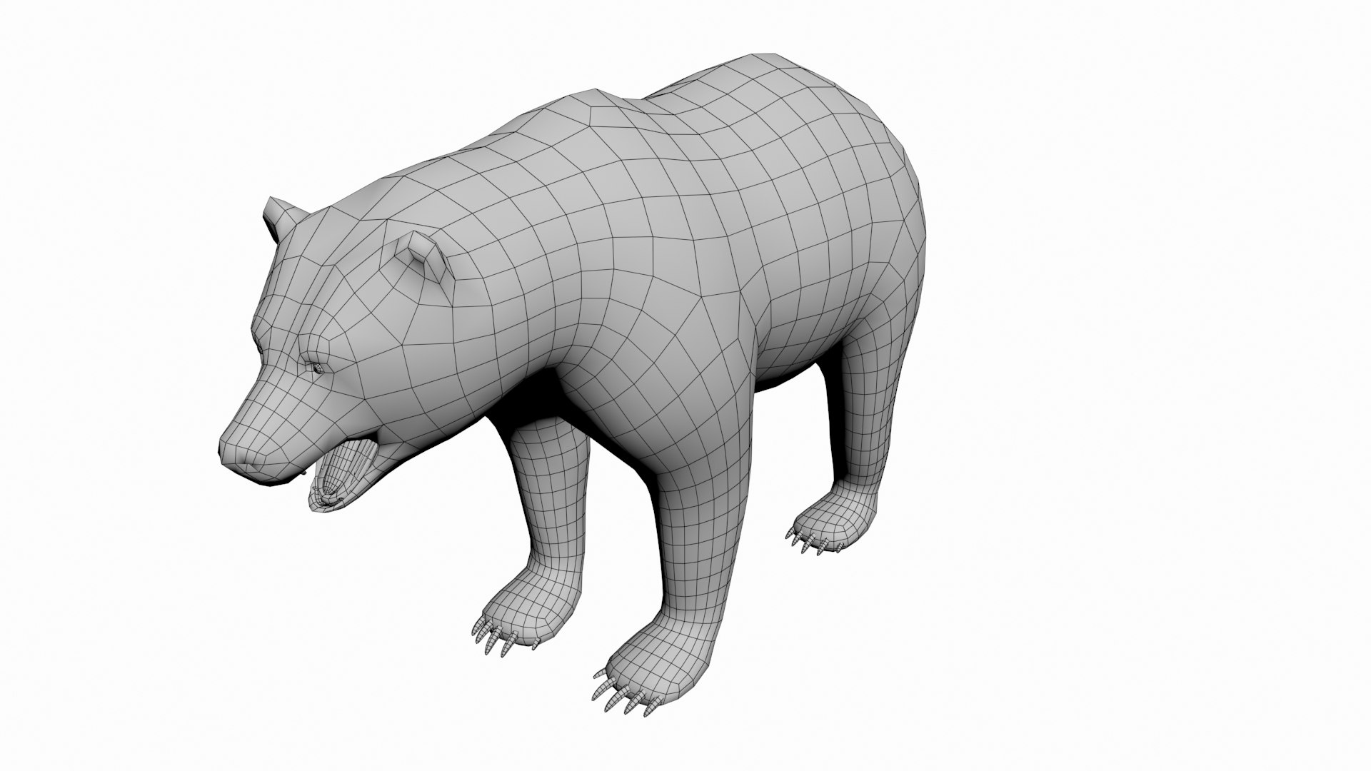 Bear Base Model 3D Model - TurboSquid 1782281