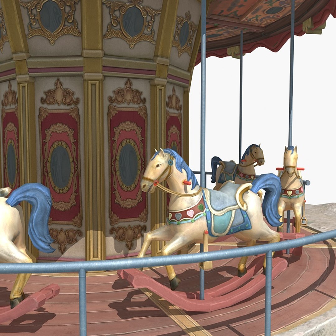 3D Carousel - TurboSquid 1494222