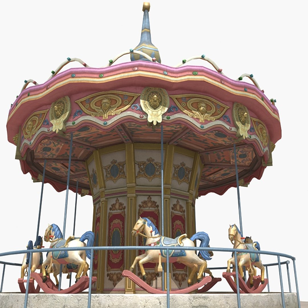 3D Carousel - TurboSquid 1494222
