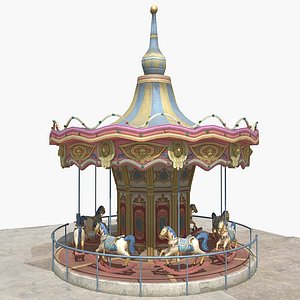 3D Carousel Models - Browse & Download Formats - TurboSquid