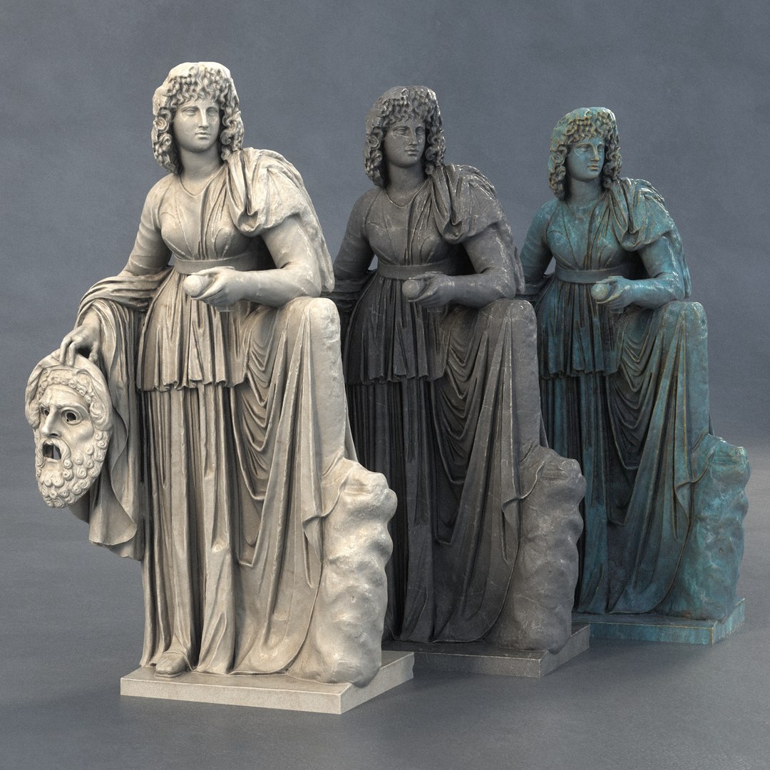 3D Athena Ancient Sculpture 2 Model - TurboSquid 2244091