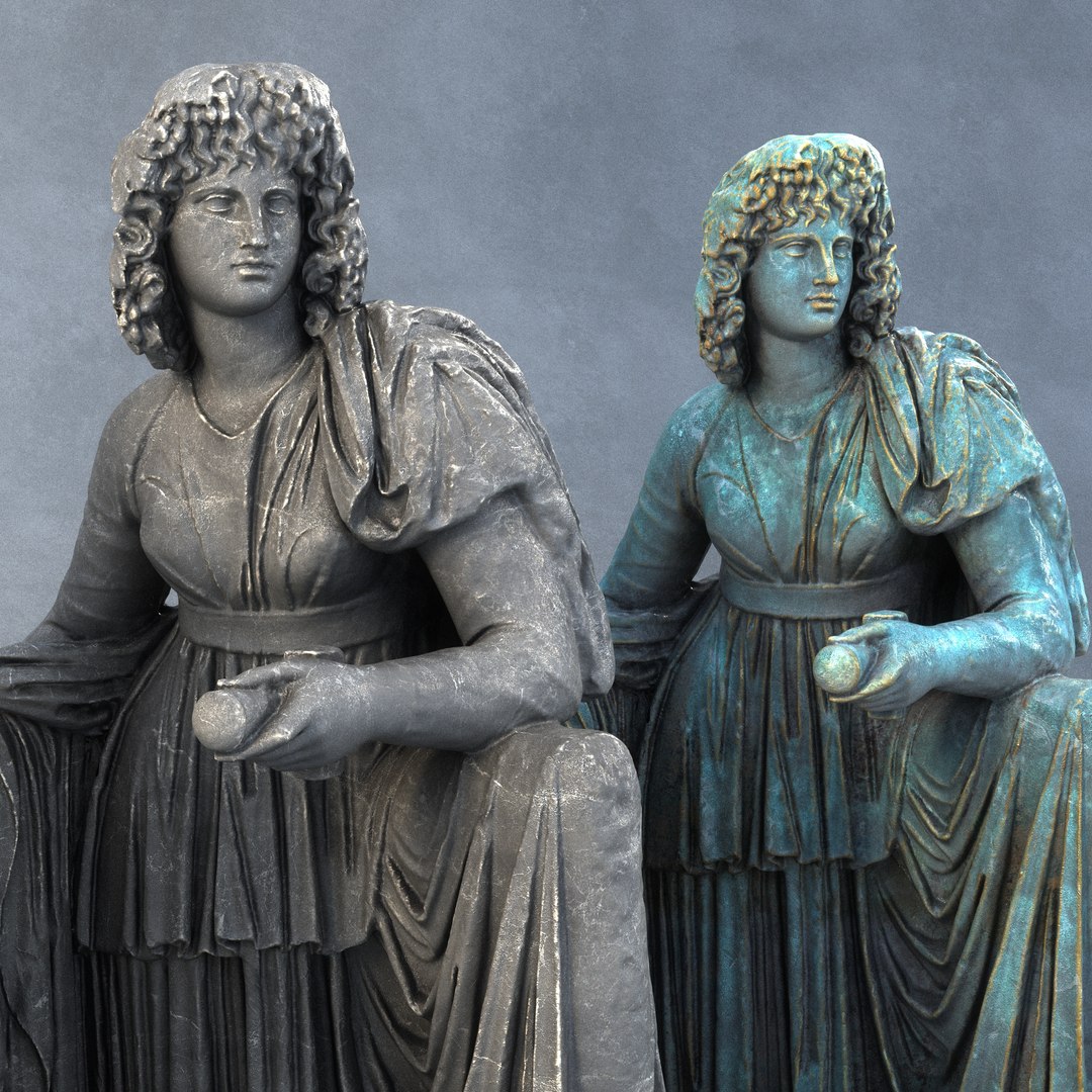 3D Athena Ancient Sculpture 2 Model - TurboSquid 2244091