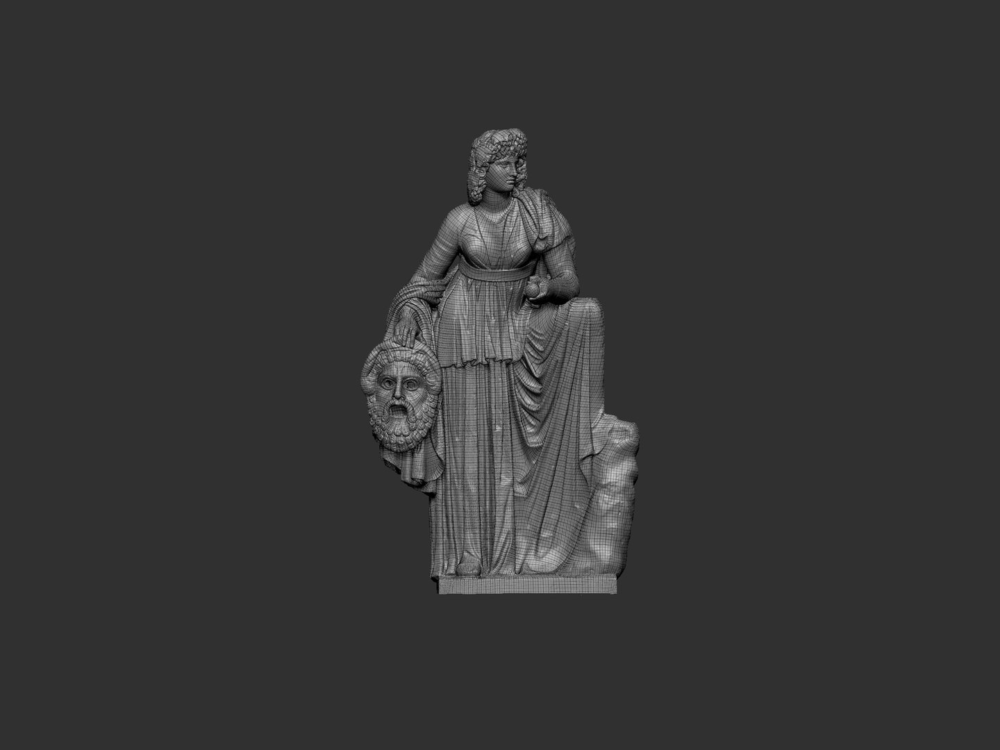3D Athena Ancient Sculpture 2 Model - TurboSquid 2244091