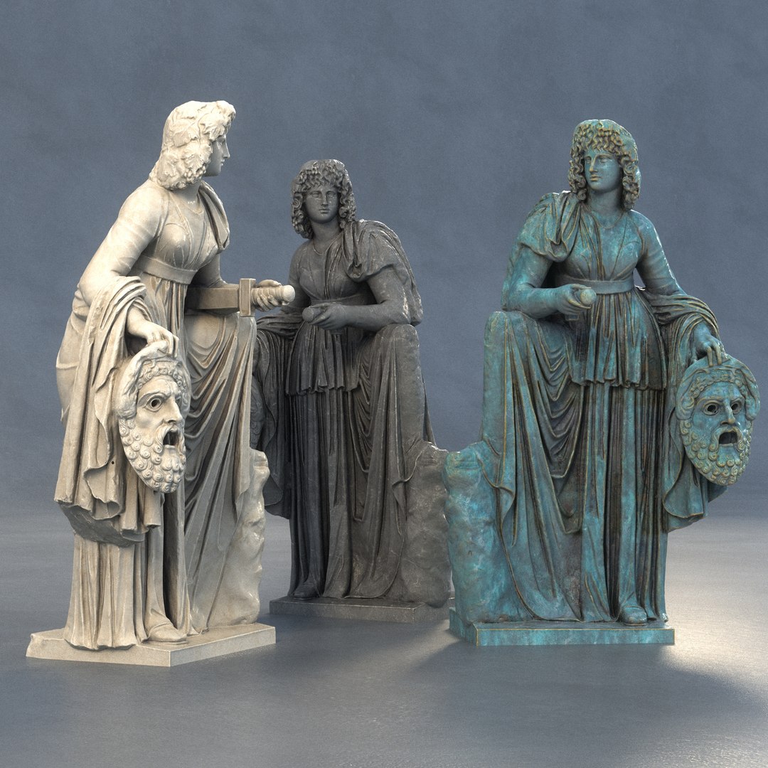 3D Athena Ancient Sculpture 2 Model - TurboSquid 2244091