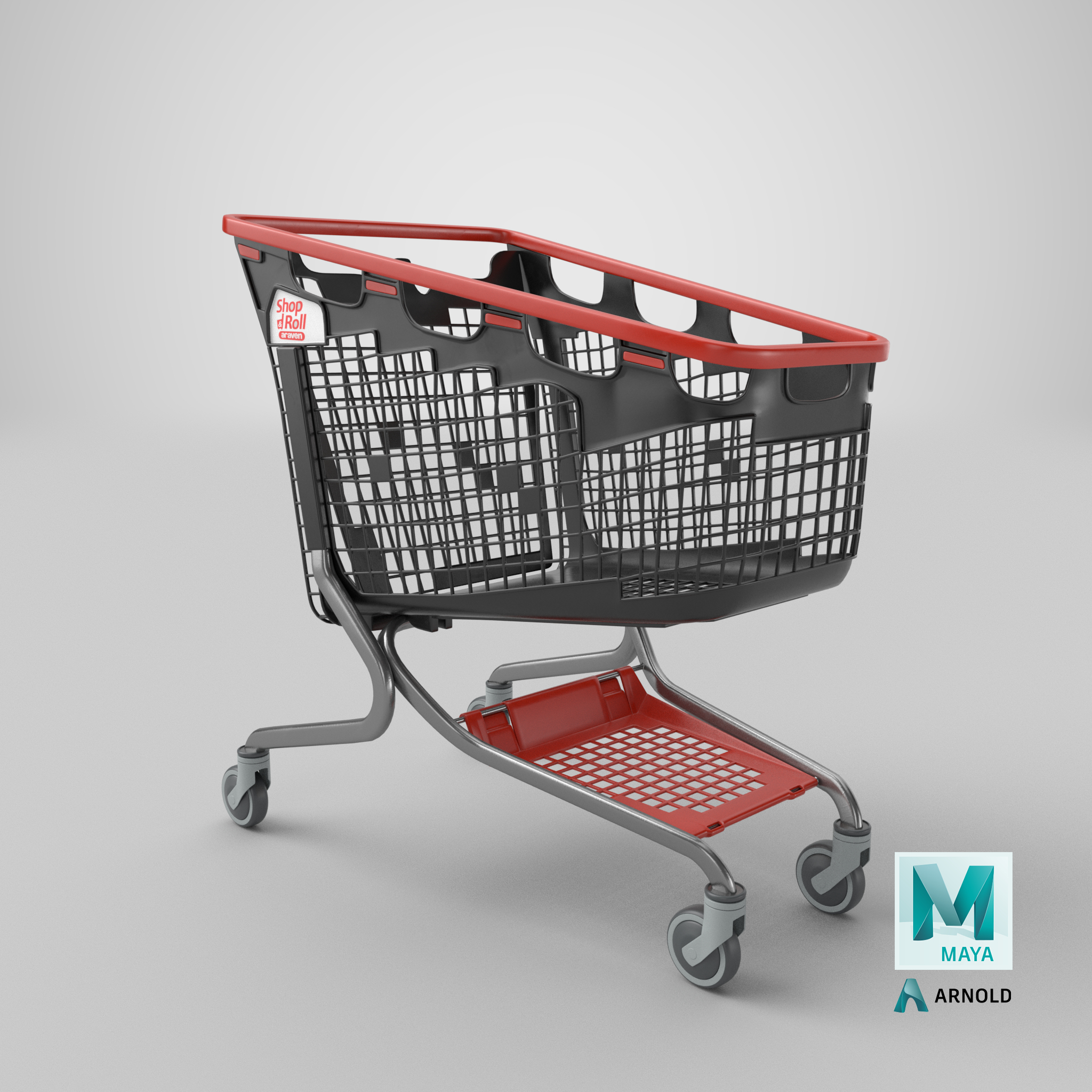 3D araven shopping cart loop - TurboSquid 1603933