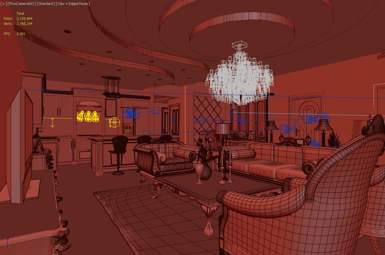 Living Room Design 3D Model - TurboSquid 1602390