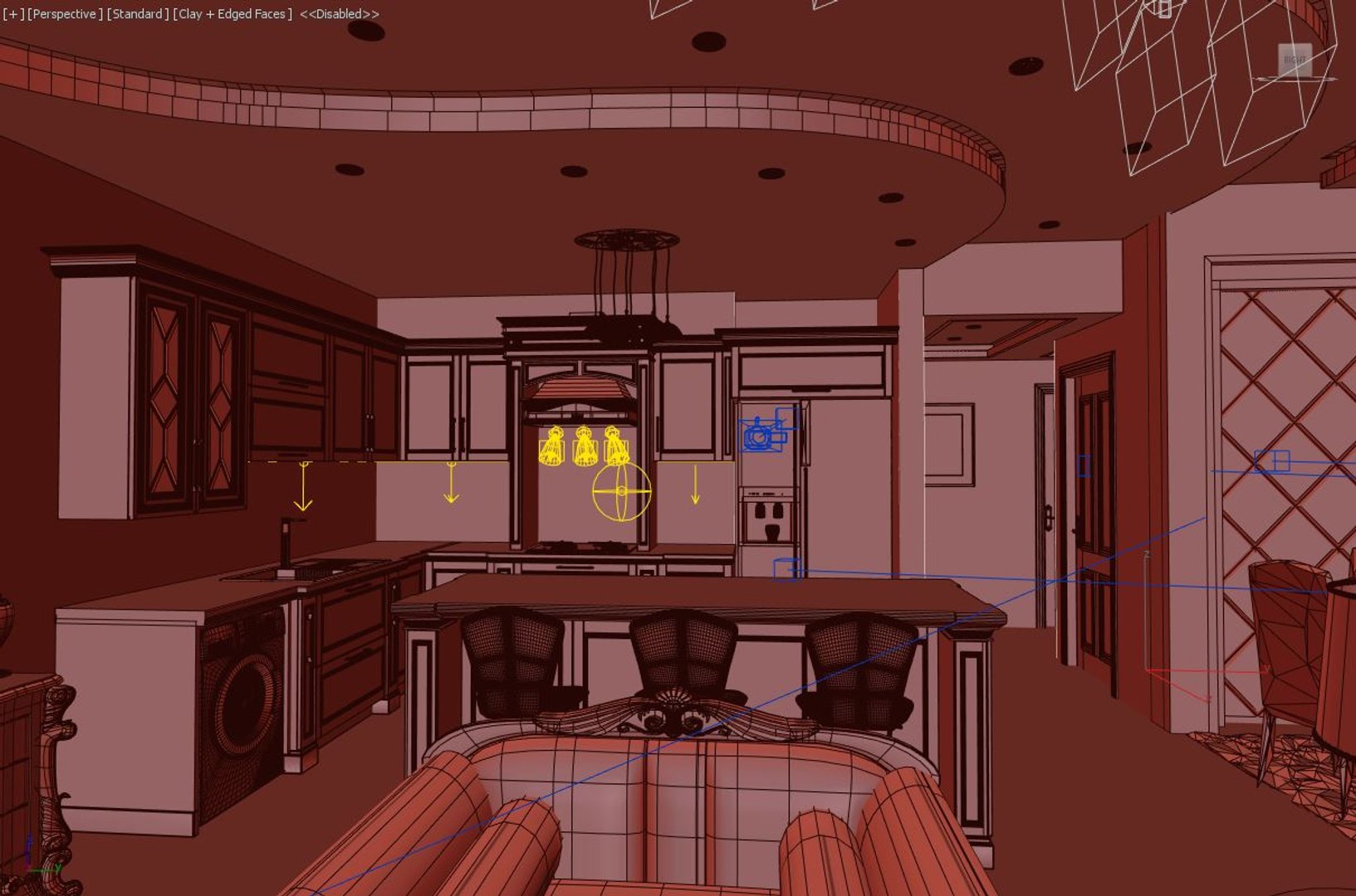 Living Room Design 3D Model - TurboSquid 1602390