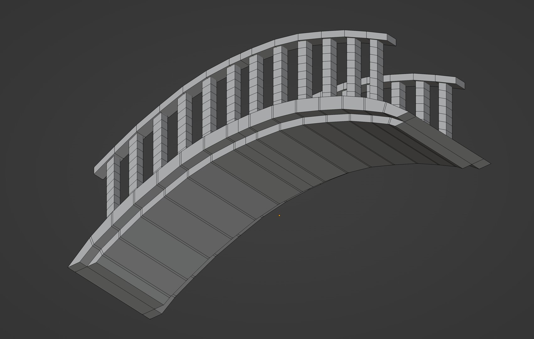 3D Model Low Poly Bridge - TurboSquid 2133149