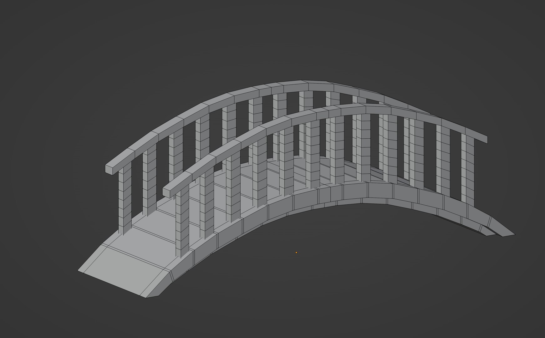 3D Model Low Poly Bridge - TurboSquid 2133149