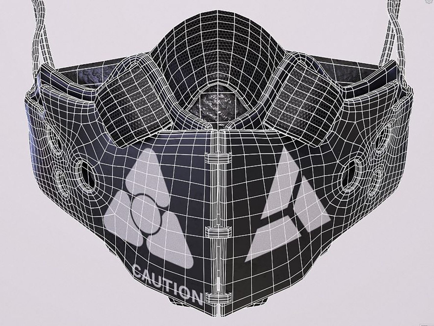 FaceMask TechWear Scifi Cyberpunk 3D Model - TurboSquid 1993960