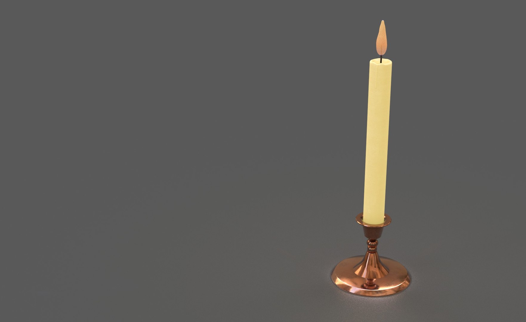 3D Candle 1 model - TurboSquid 1812134
