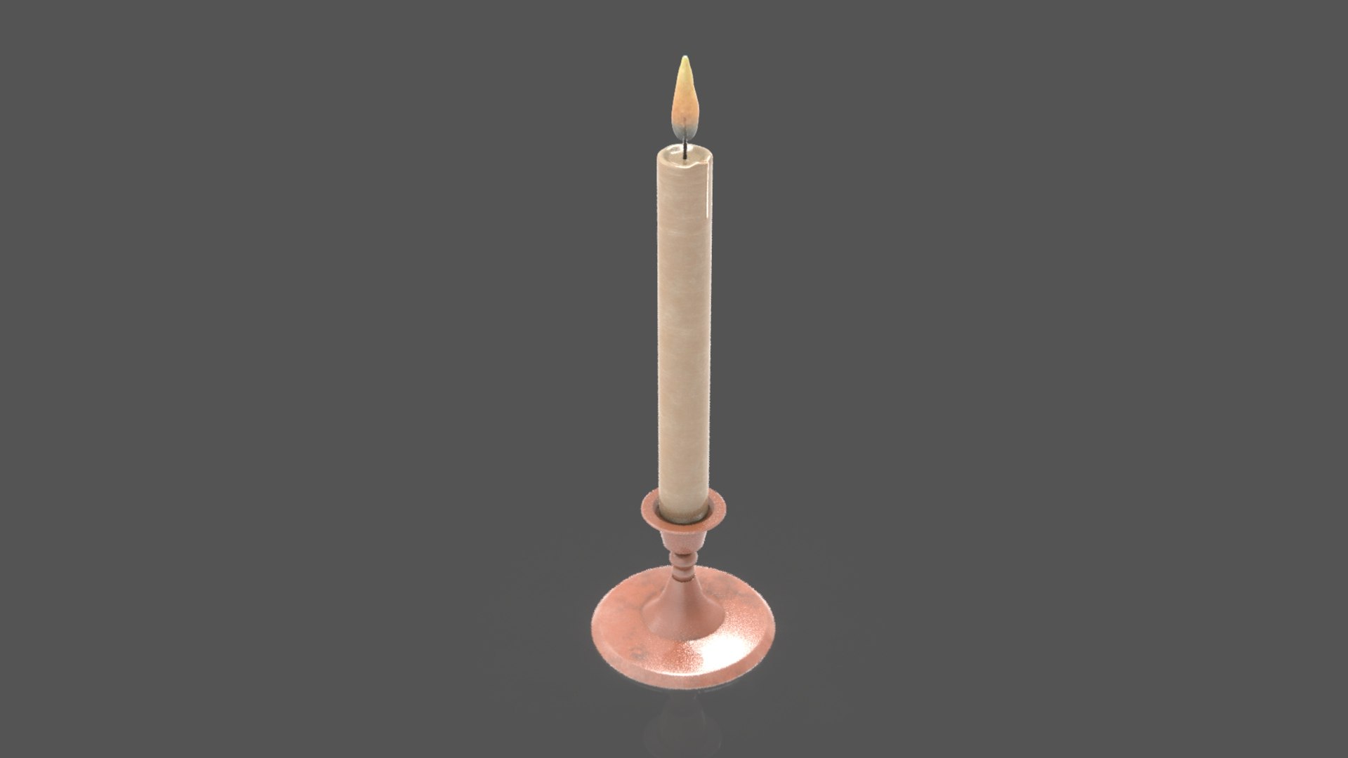 3D Candle 1 model - TurboSquid 1812134