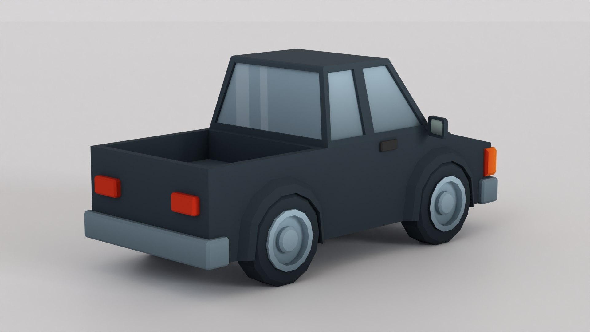 3D Cartoon Low Poly Car 03 - Pickup Truck Model - TurboSquid 2239234
