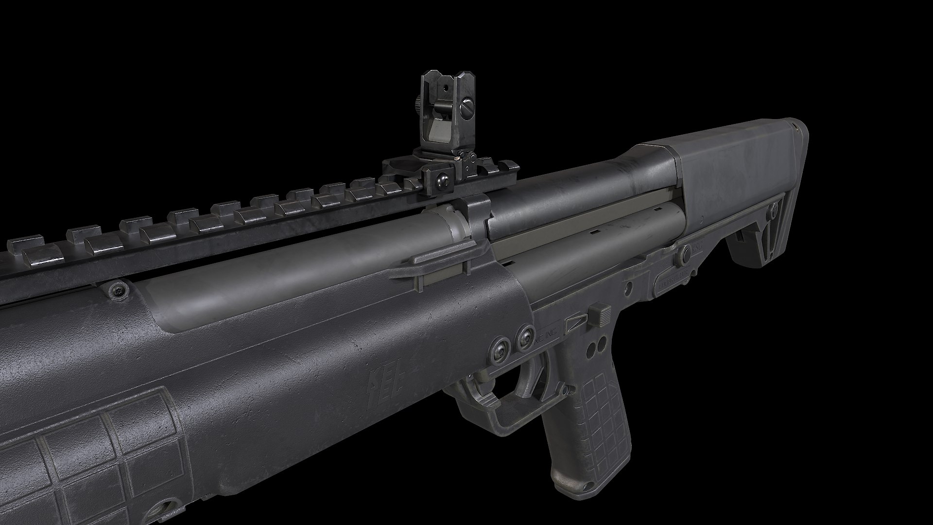 KELTEC KSG Game Model 3D - TurboSquid 2152112