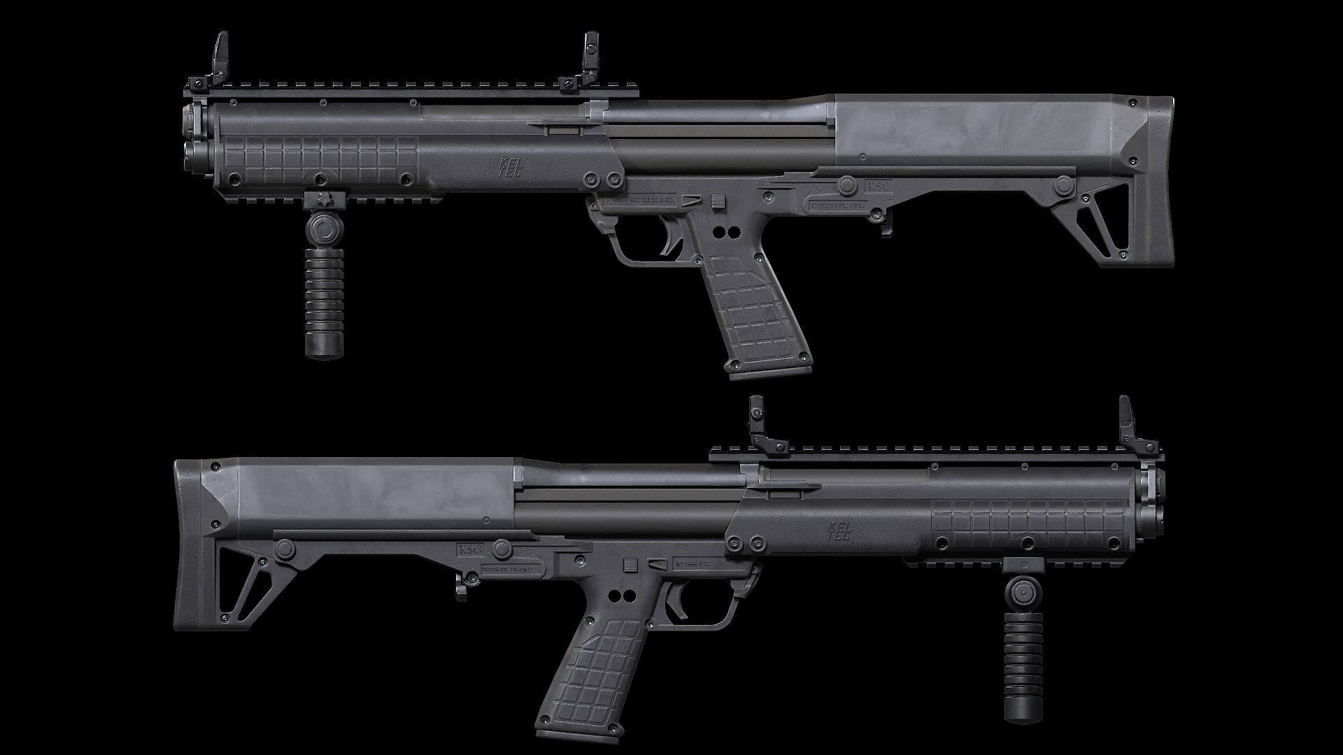 KELTEC KSG Game Model 3D - TurboSquid 2152112