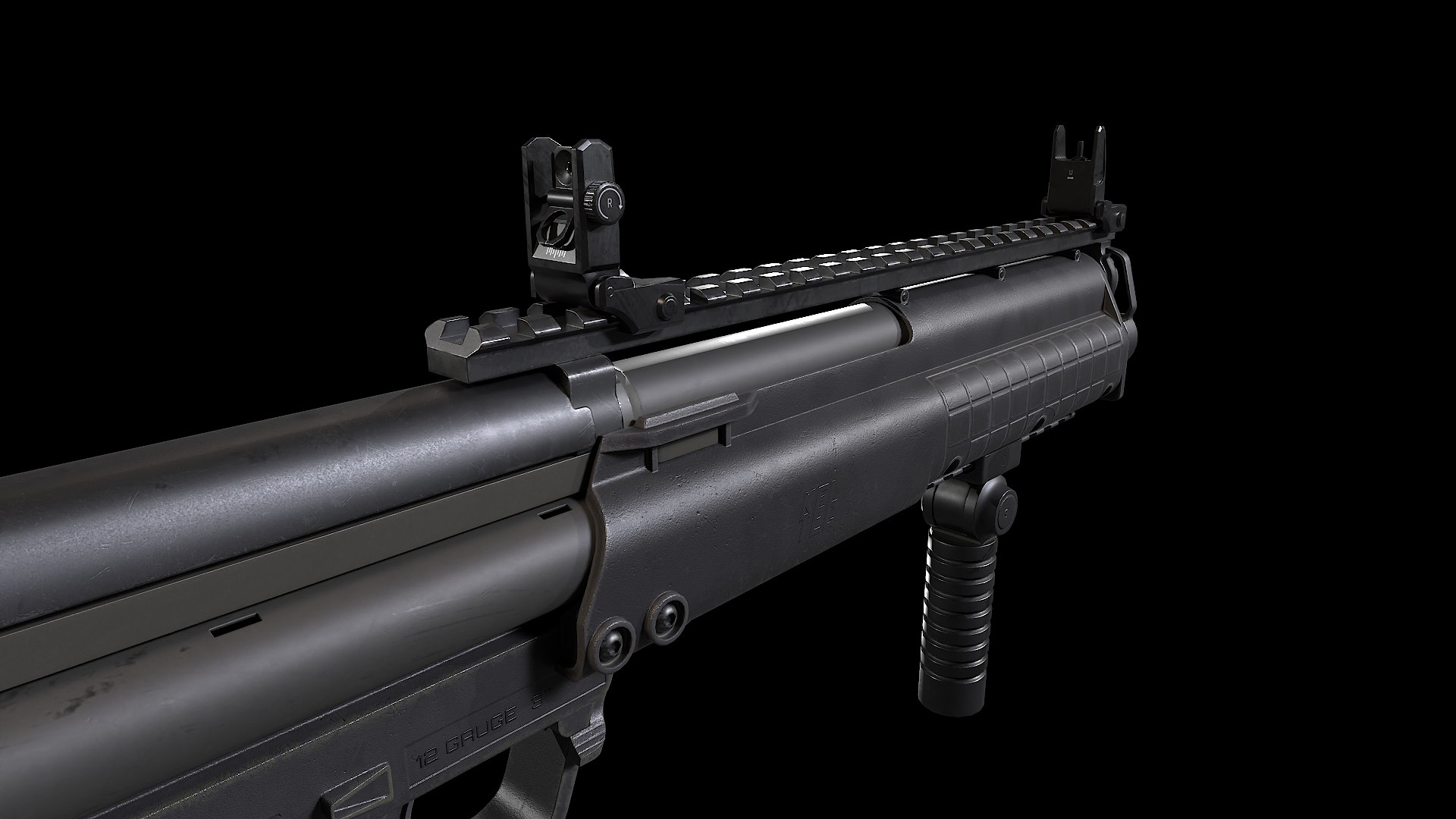 KELTEC KSG Game Model 3D - TurboSquid 2152112