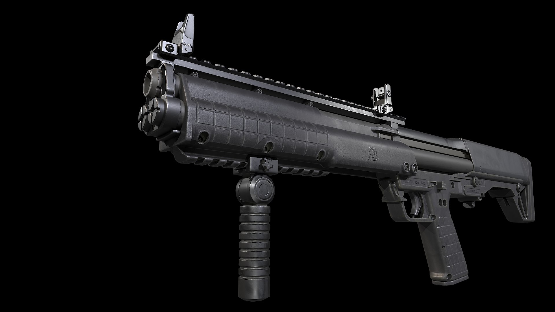 KELTEC KSG Game Model 3D - TurboSquid 2152112