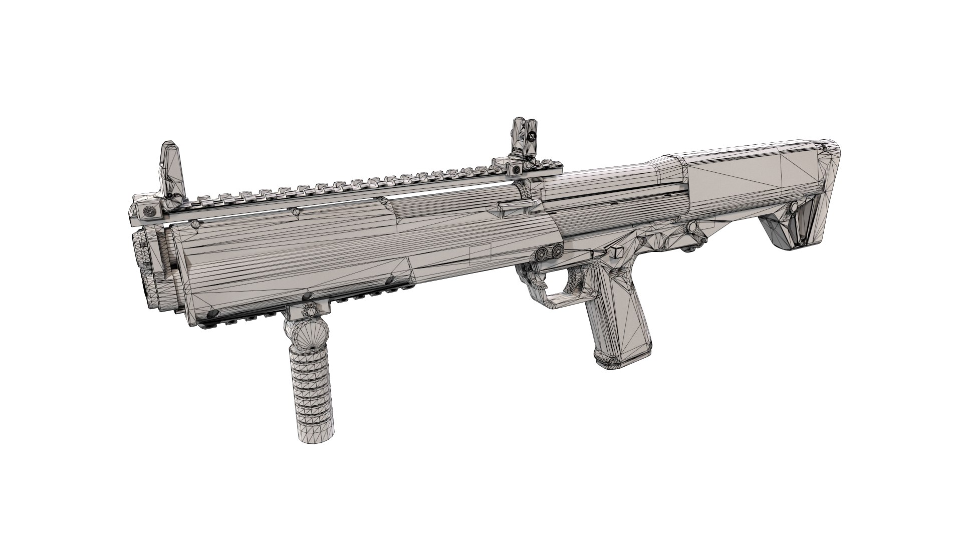 KELTEC KSG Game Model 3D - TurboSquid 2152112