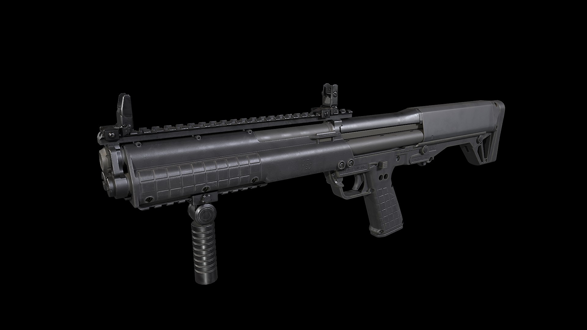 KELTEC KSG Game Model 3D - TurboSquid 2152112
