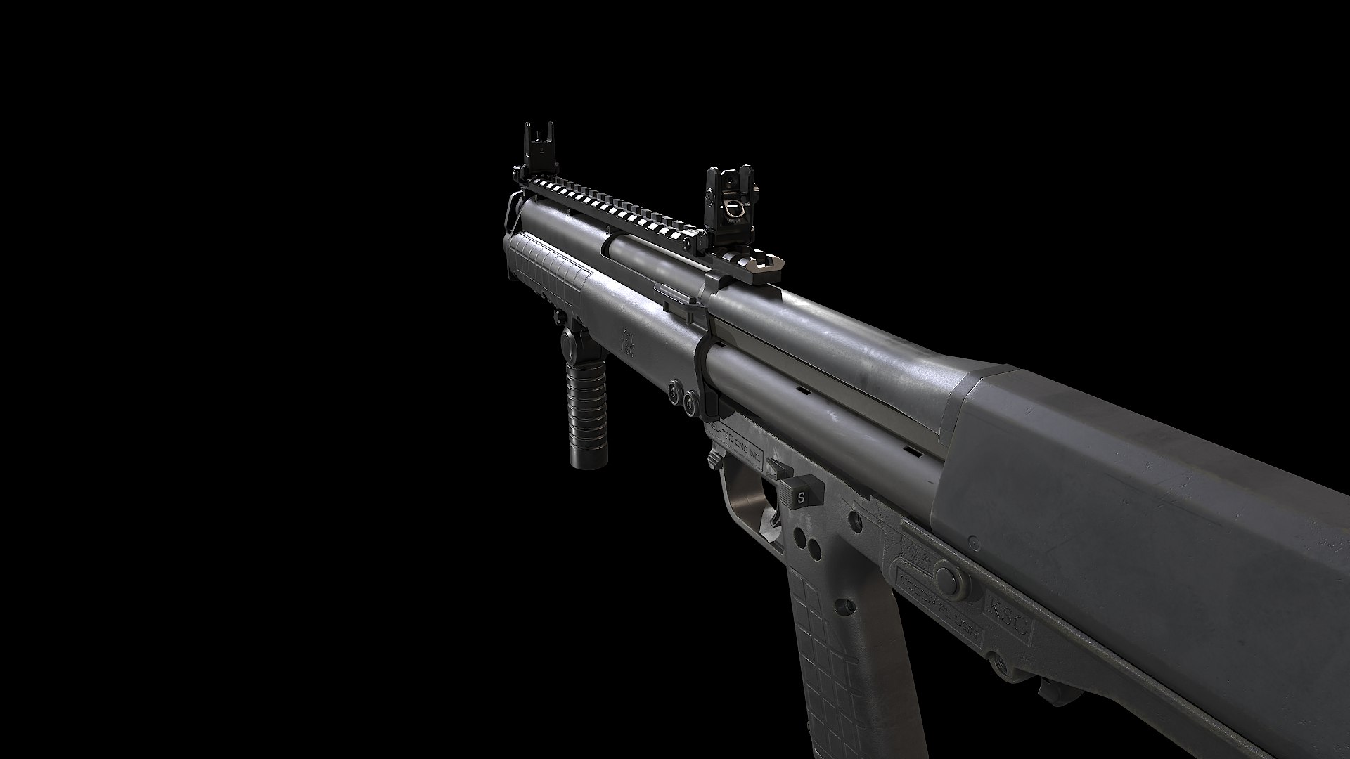 KELTEC KSG Game Model 3D - TurboSquid 2152112