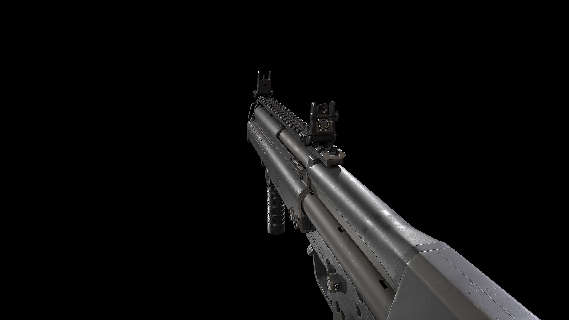 KELTEC KSG Game Model 3D - TurboSquid 2152112