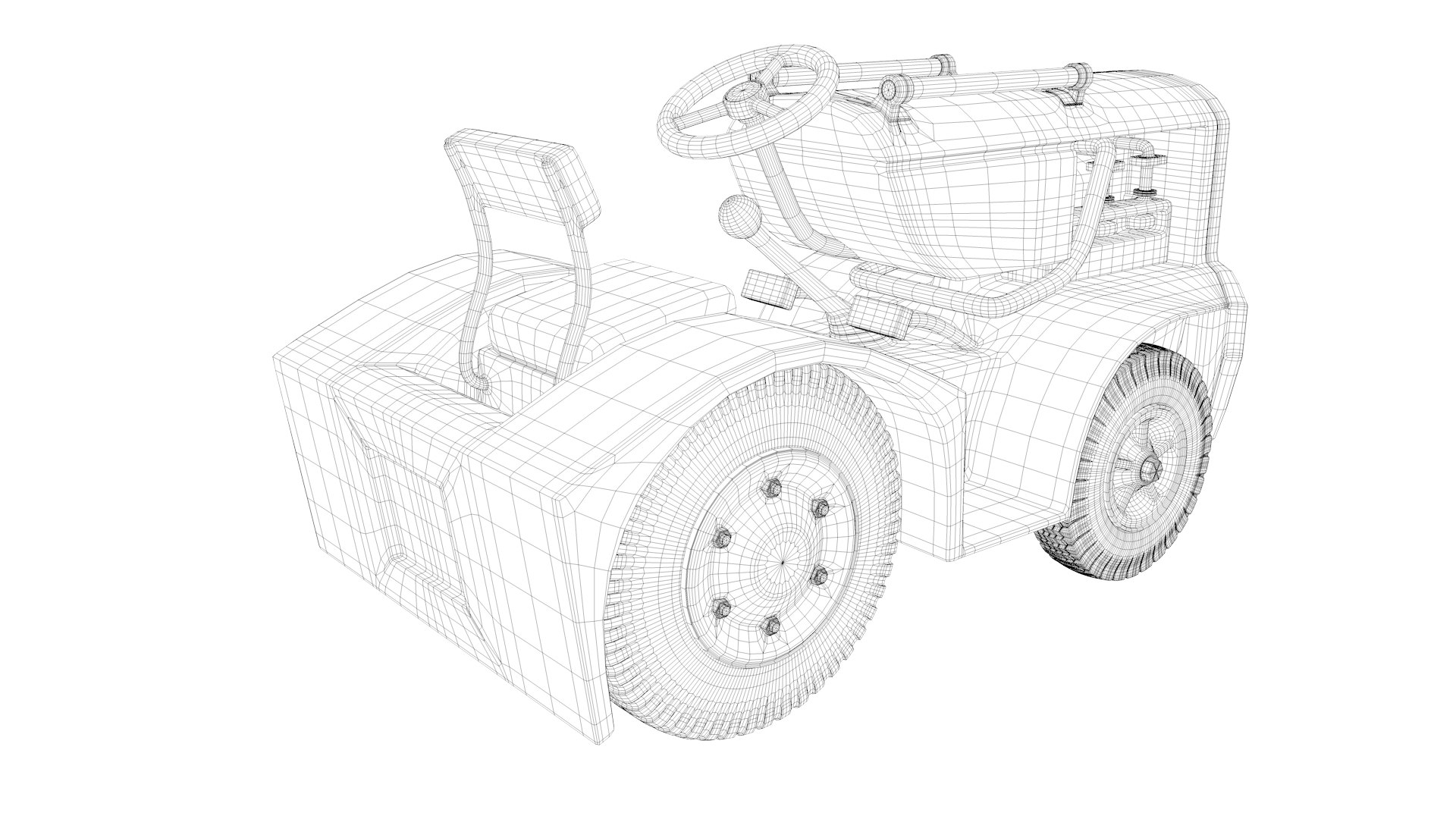 Auto Tug Vehicle 3D - TurboSquid 1810515