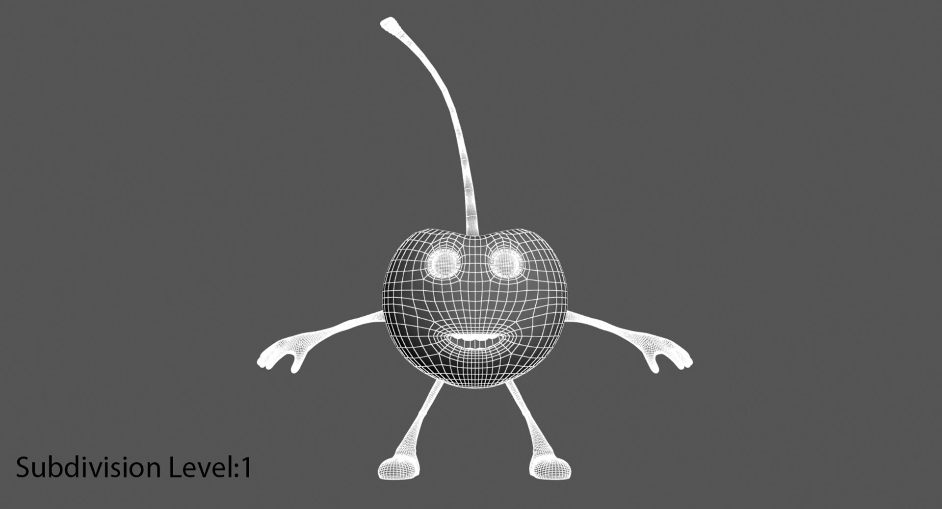 3D Model Cherry Cartoon | 1148563 | TurboSquid
