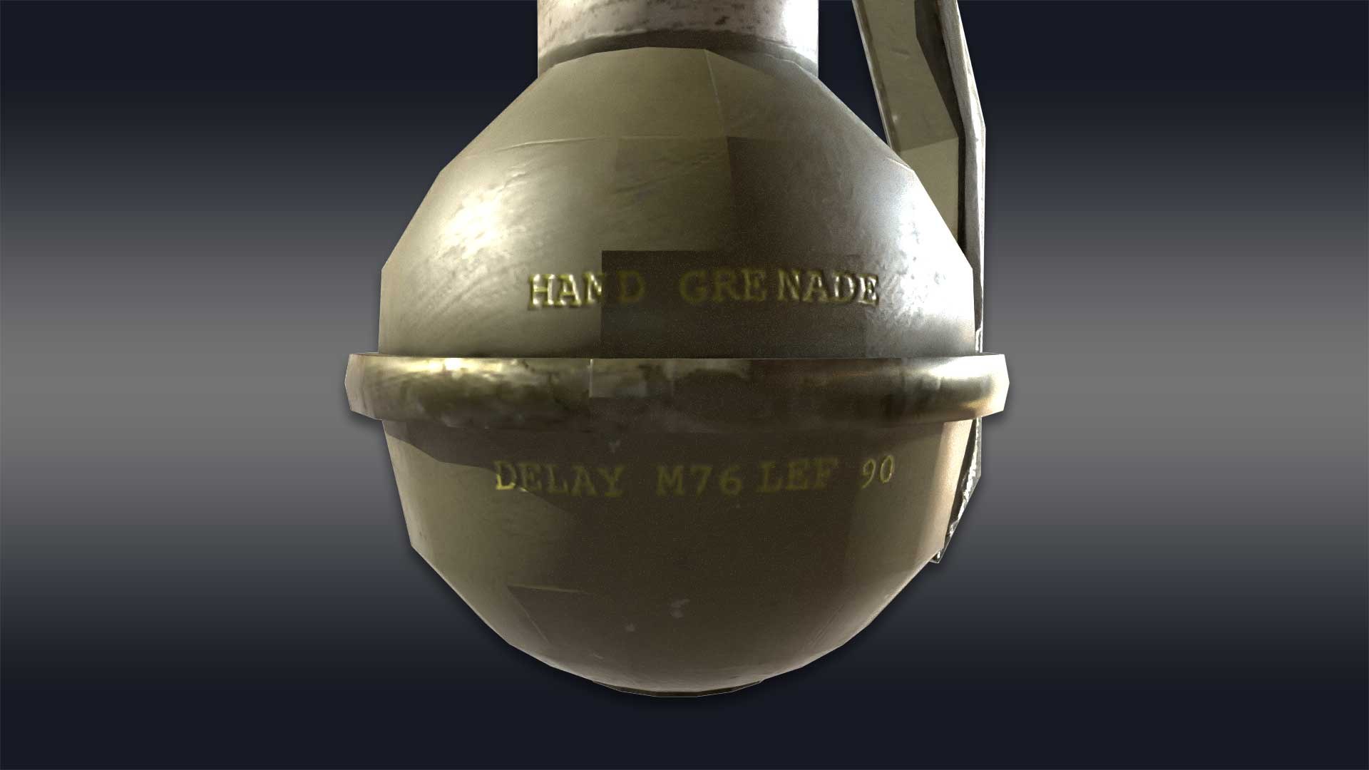 3D M26 Military Grenade - Game Ready Model - TurboSquid 2142715