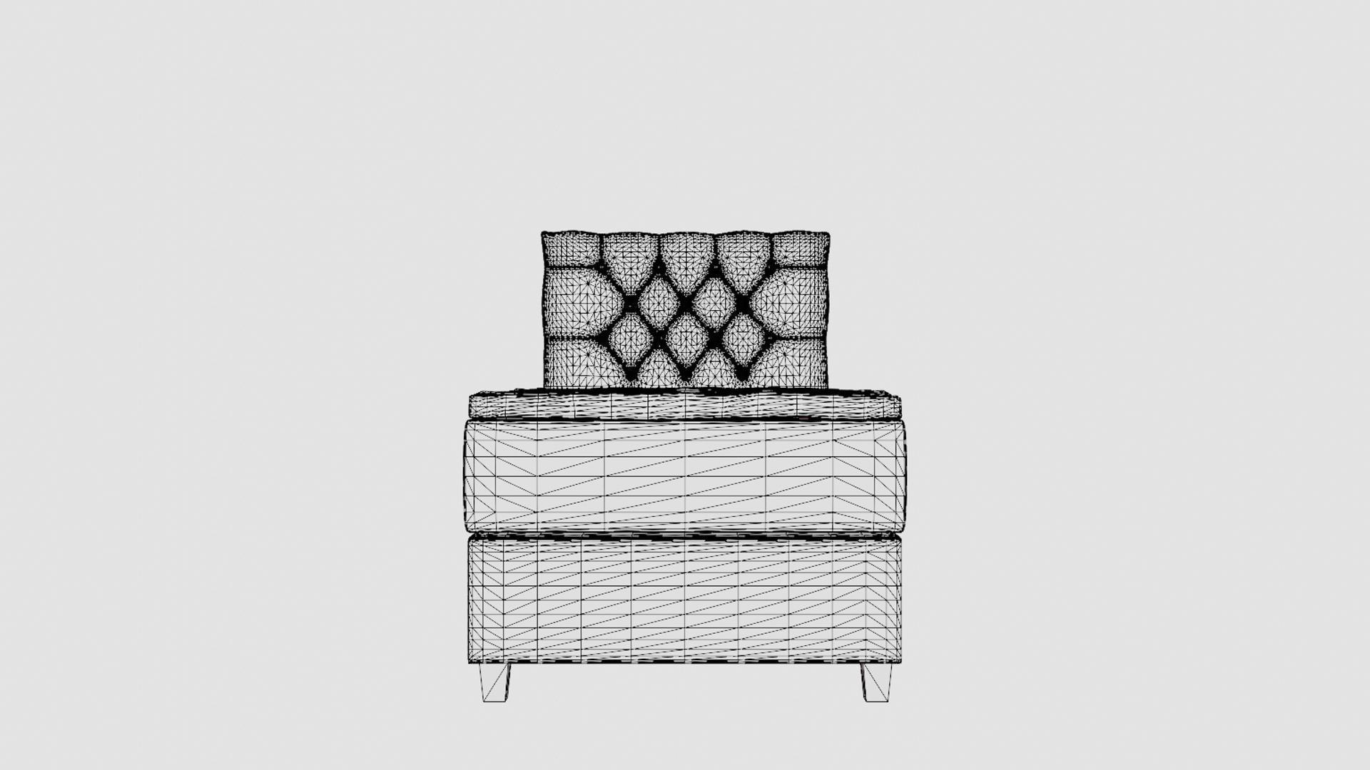 3D Royal Bed Package With Storage90x200 Light Gray - TurboSquid 2232896