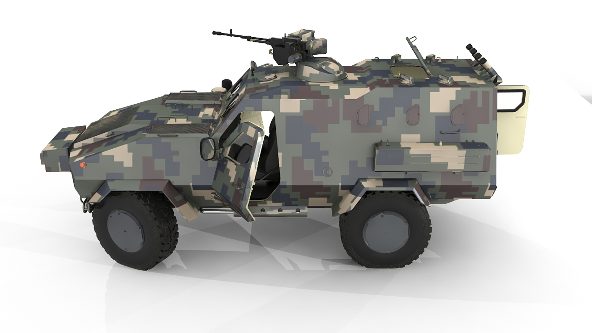 Dozor B Light Military Vehicle 3D Model - TurboSquid 1720251