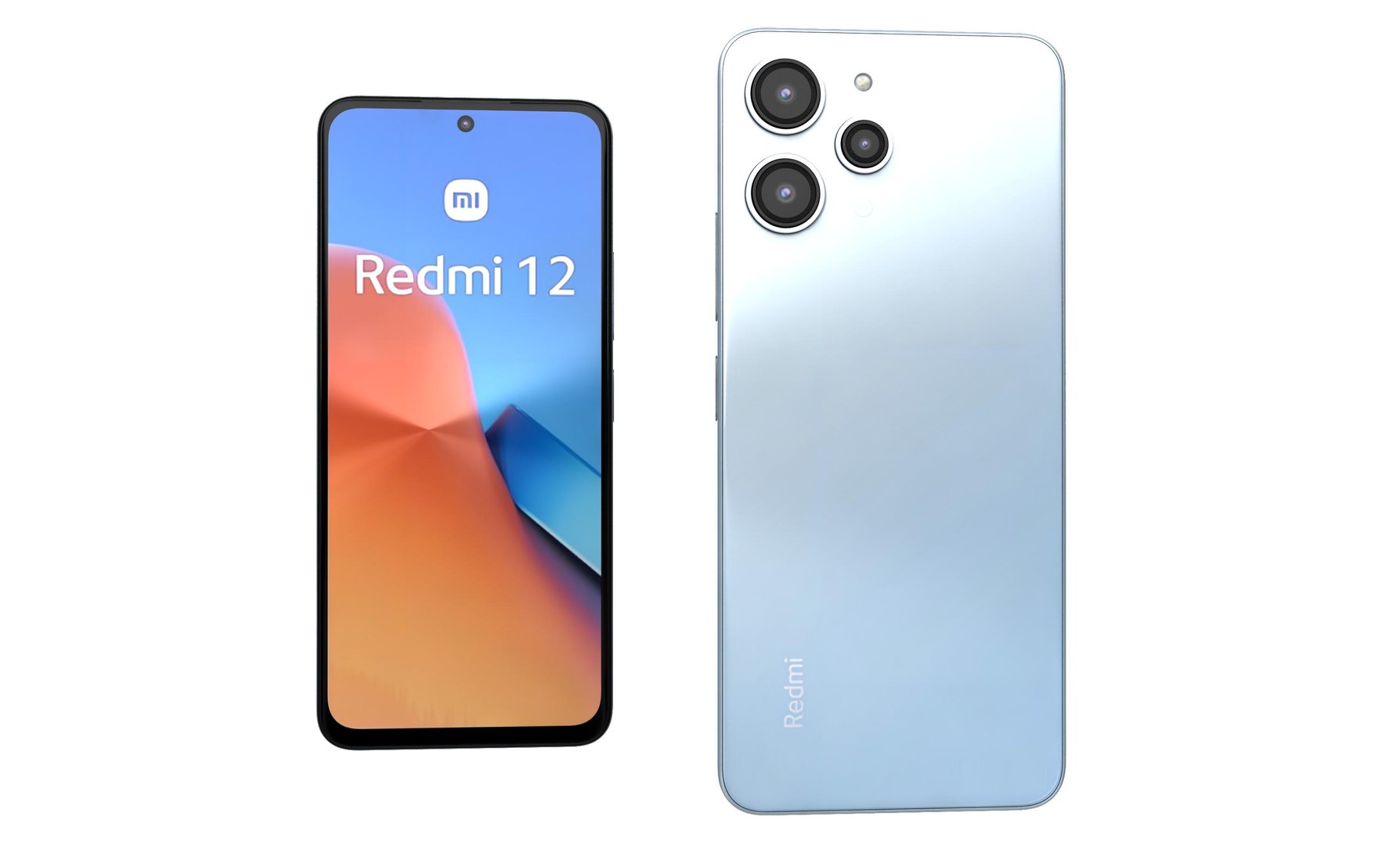 3D Xiaomi Redmi 12 Blue - TurboSquid 2087310