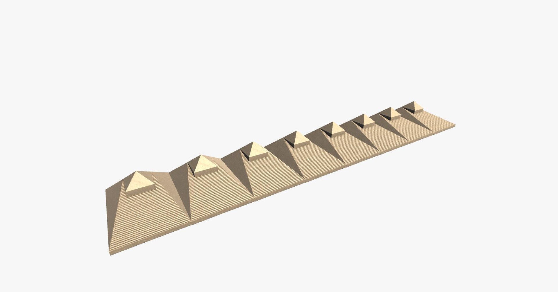 Unity Pyramid Tile 3d Model