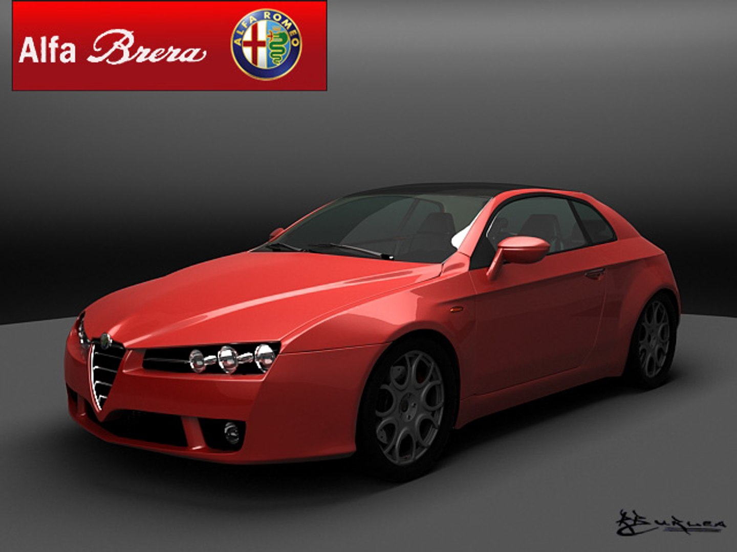 Free Alfa Romeo Brera 3d Model