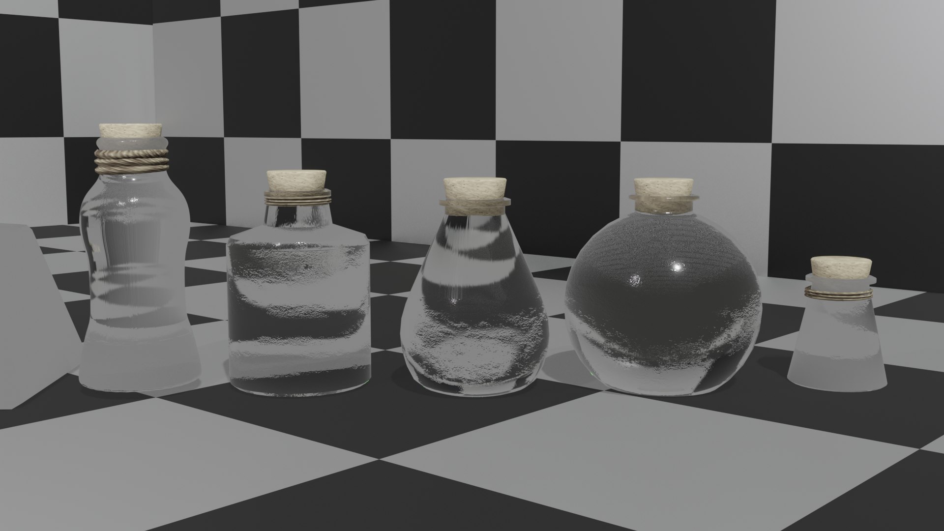 3D flasks potions model - TurboSquid 1578227