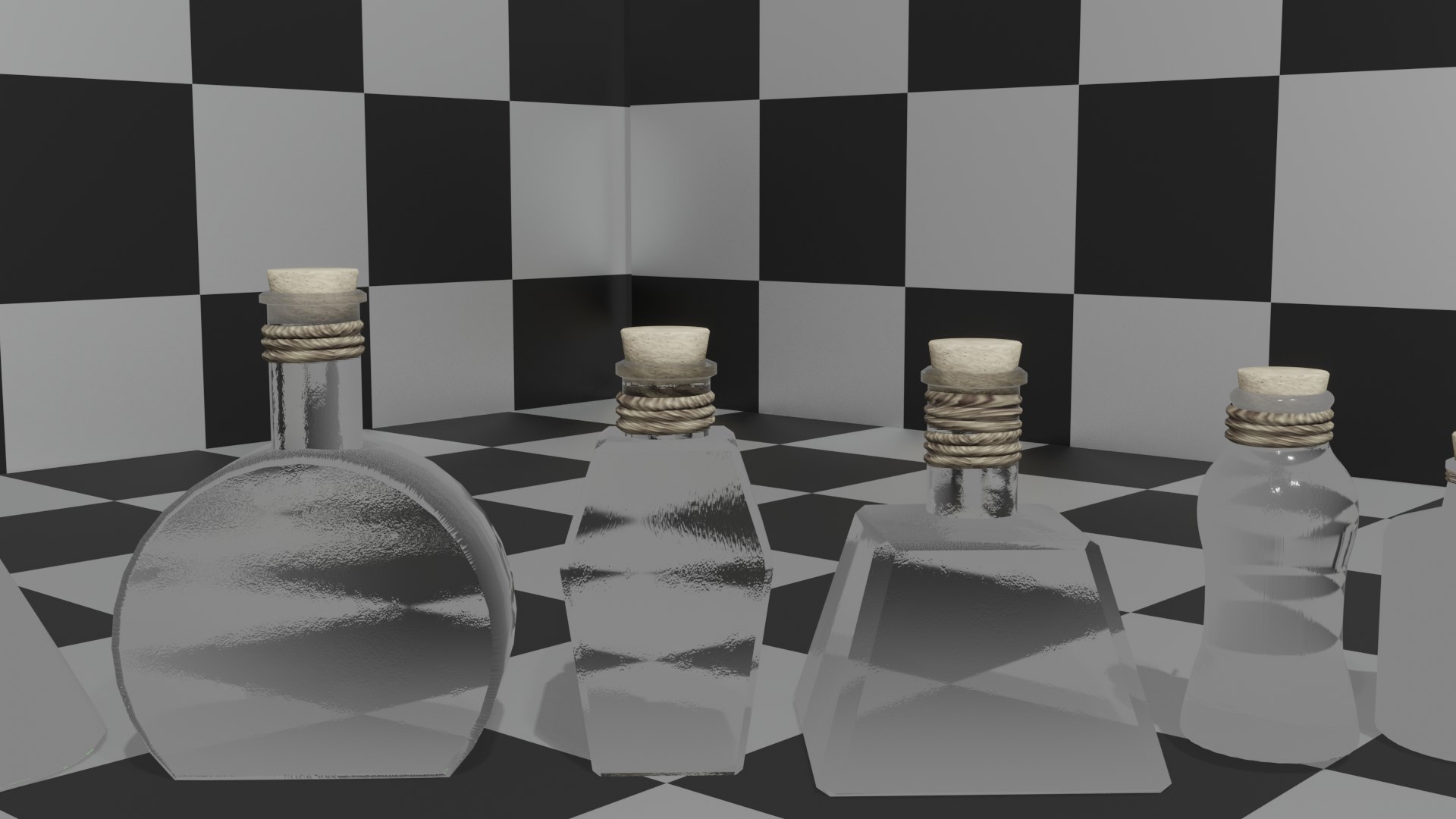 3D flasks potions model - TurboSquid 1578227