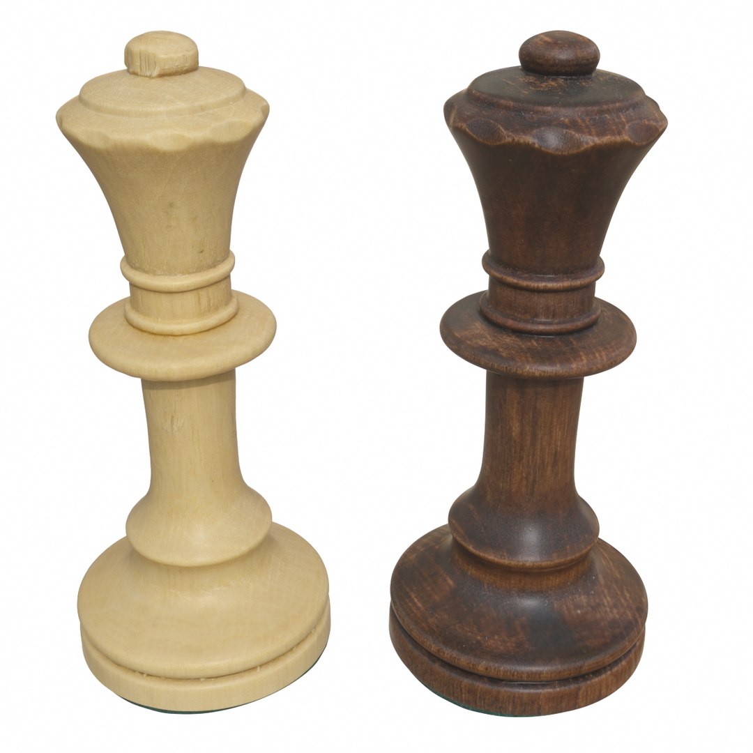 Chess Queens 3D Model - TurboSquid 1868644
