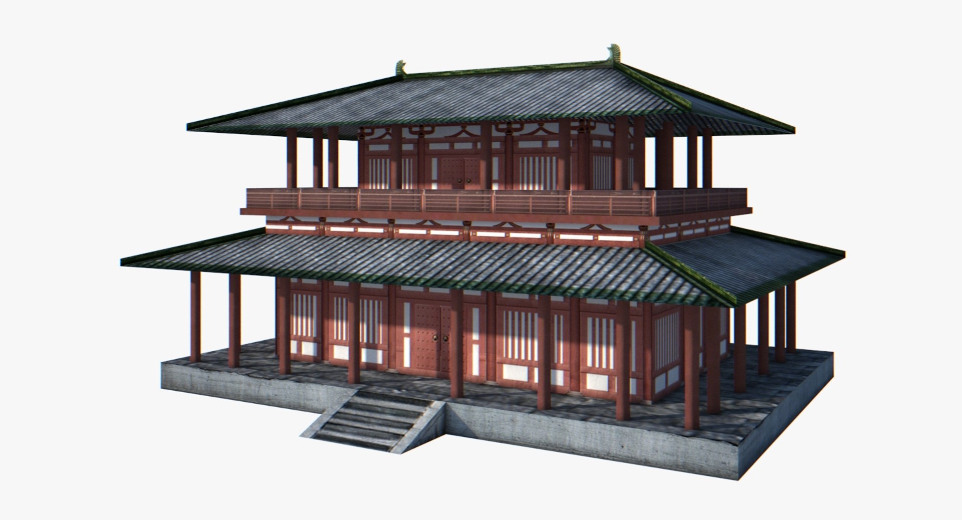 Chinese palace model - TurboSquid 1155290