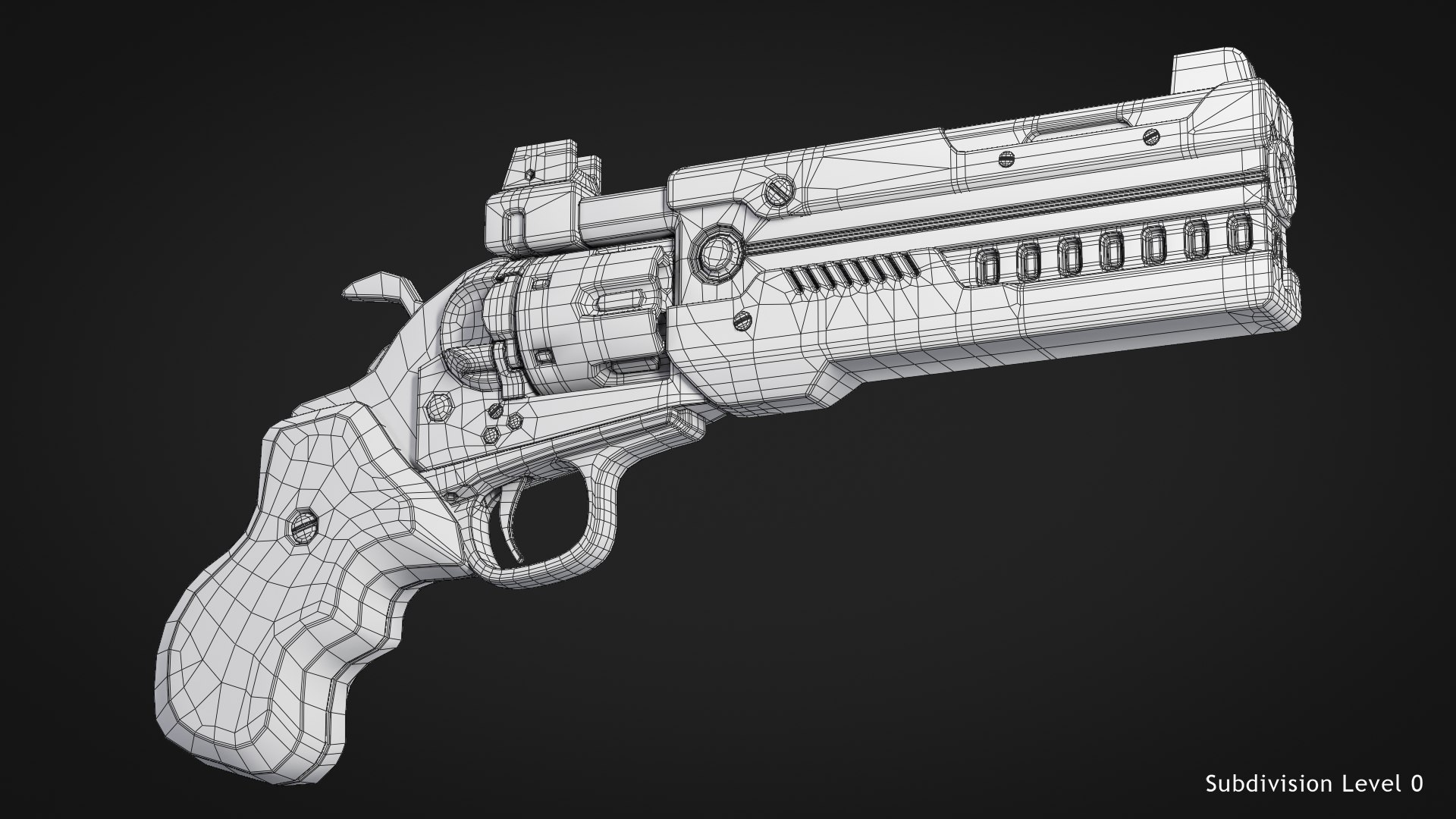 Sci-Fi Gun 3D Model - TurboSquid 2171016