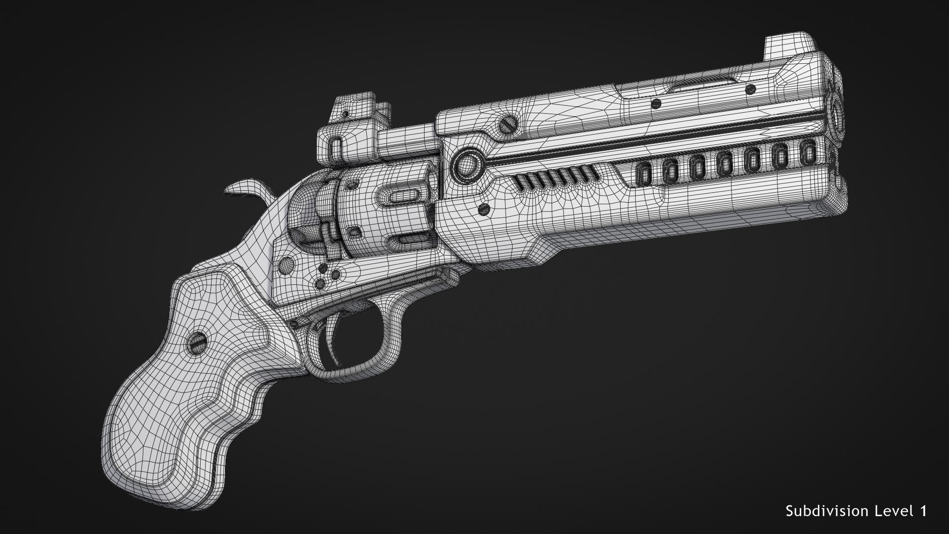Sci-Fi Gun 3D Model - TurboSquid 2171016