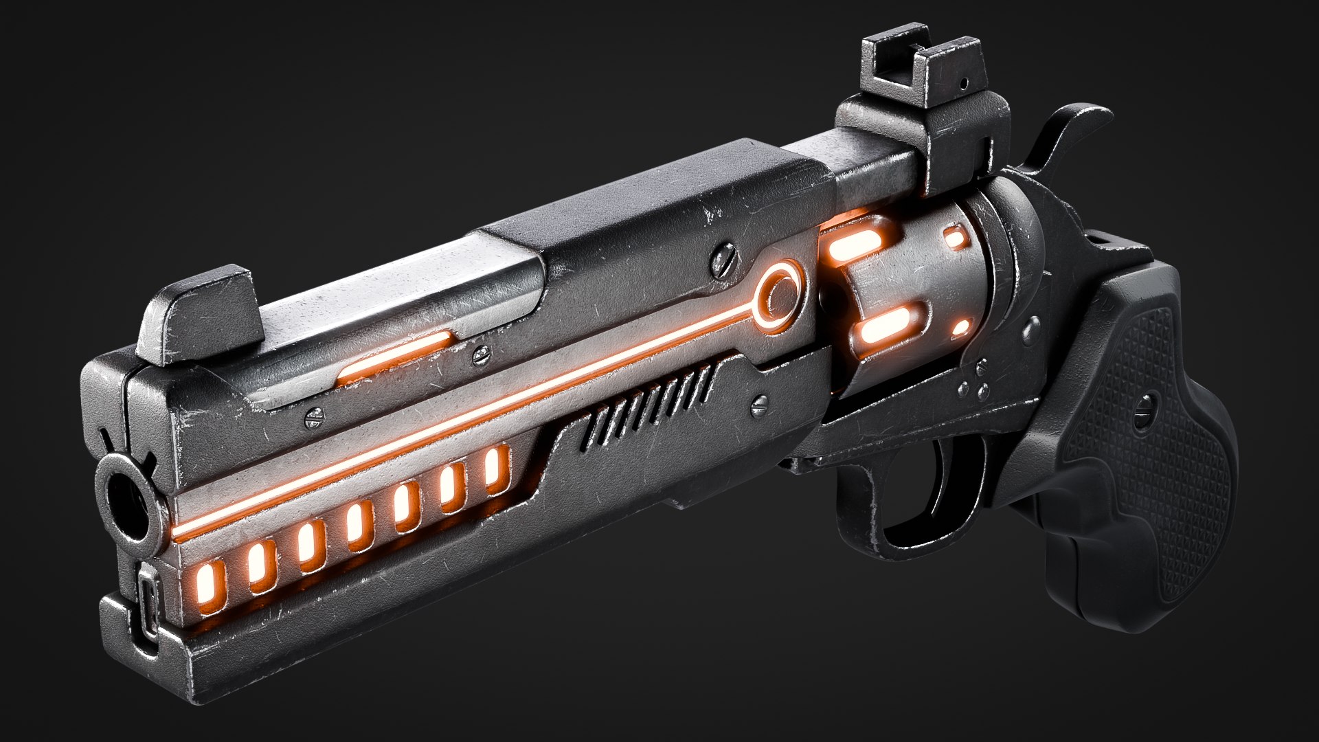 Sci-Fi Gun 3D Model - TurboSquid 2171016