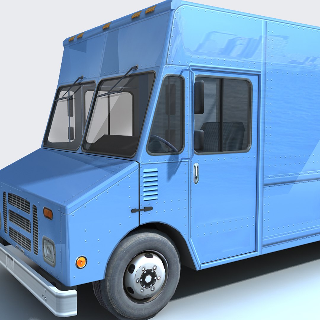 3d Step Van Generic Model